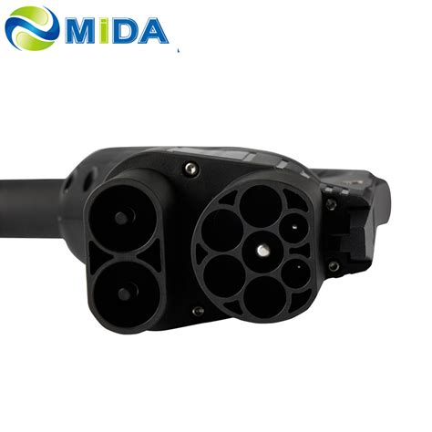 China 1000v 150a Ccs2 To Ccs1 Dc Adapter Ev Charging Adapter Factory