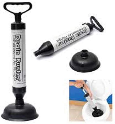 Drain Buster Doctor Sink Shower Toilet Bath Drain Plunger Clog Remover