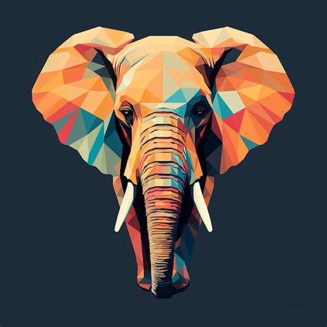 Vector De Elefante Vector Premium