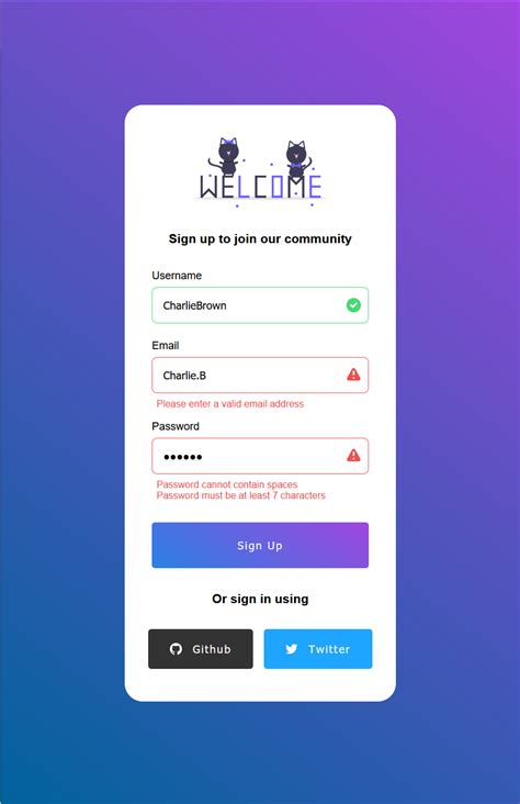 Github Rudiboshoffform Validation Js A Simple Form Validation Using