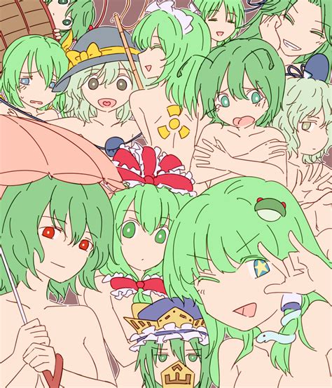 Kochiya Sanae Komeiji Koishi Kazami Yuuka Kagiyama Hina Daiyousei