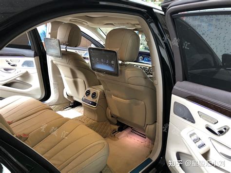 20款奔驰s350商务型加装原厂后排娱乐系统，提升后排豪华感 知乎
