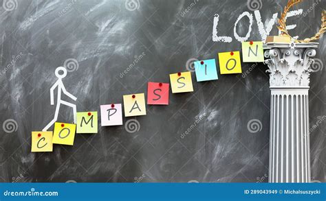 Compassion Leads To Love Stock Illustration Illustration Of