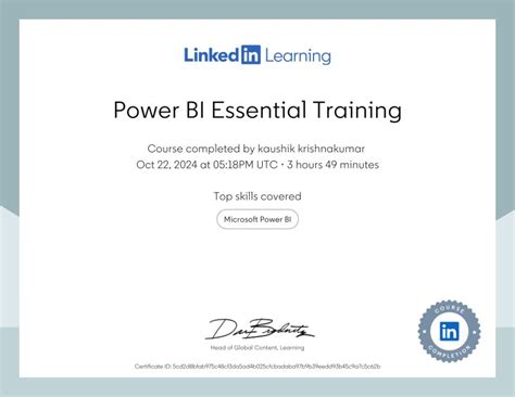 Kaushik Krishnakumar On Linkedin Certificate Of Completion 11 Comments