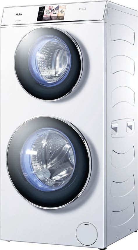 Le premier lave linge doté de deux tambours pour laver le blanc et la