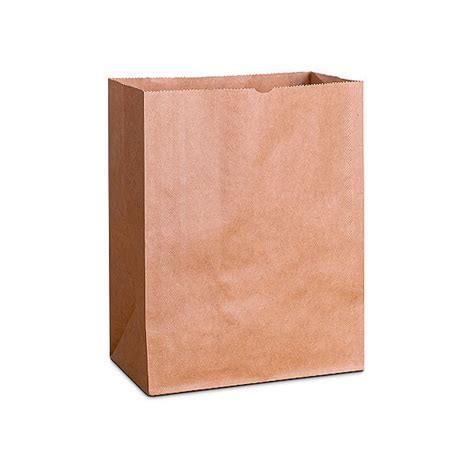 Saco Kraft Liso Para Delivery G 26x17 5x33 50 Unidades Embalagens Original