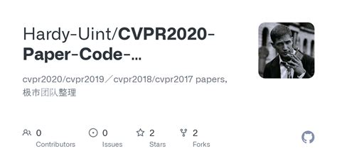 GitHub Hardy Uint CVPR2020 Paper Code Interpretation Cvpr2020