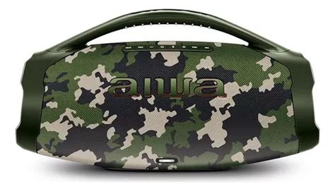 Caixa De Som Bluetooth Aiwa Boombox Plus Aws Bbs 01b Gr 200w