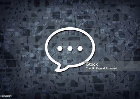 談話氣泡圖示黑色背景向量圖形及更多brand Name Online Messaging Platform圖片 Brand Name