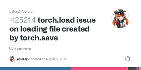 Torch Load Issue On Loading File Created By Torch Save Issue 25214 Pytorch Pytorch GitHub