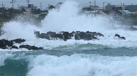 Typhoon Khanun Makes Landfall In South Korea After Lashing Japan Cgtn