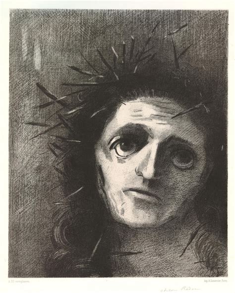 Christ Odilon Redon Framed Wall Art Prints The British Museum