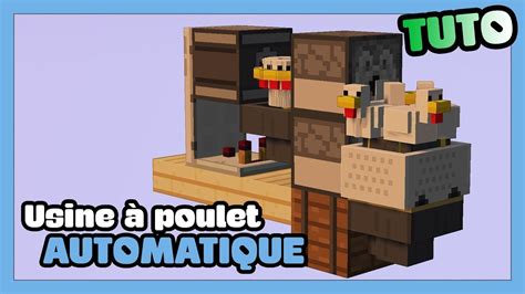 TUTO FERME A POULET 100 AUTOMATIQUE EN 1 18 MINECRAFT YouTube