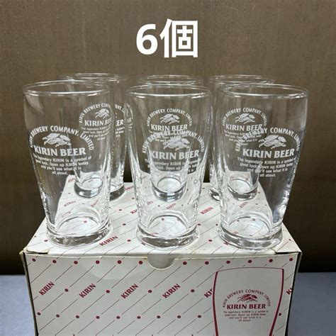 昭和レトロ キリンビールグラス 6個 メルカリ