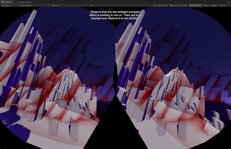 Unity Issue Tracker Xr Post Processing Ambient Occlusion Effect