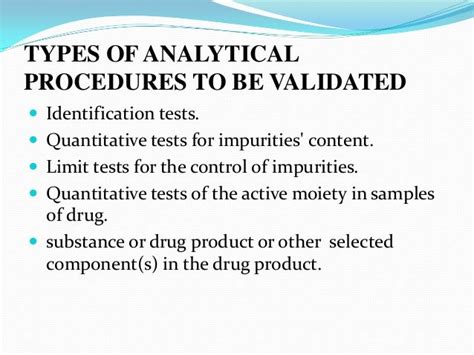 Analytical Method Validation