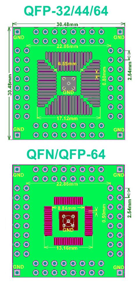 Univerzální SMD adapter QFP Výprodej součástek