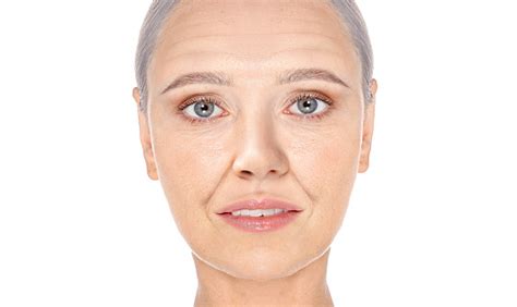 얼굴에 주름이 생기고 피부가 처진 노인의 초상화 노화 공정 개념 20 24세에 대한 스톡 사진 및 기타 이미지 20 24세