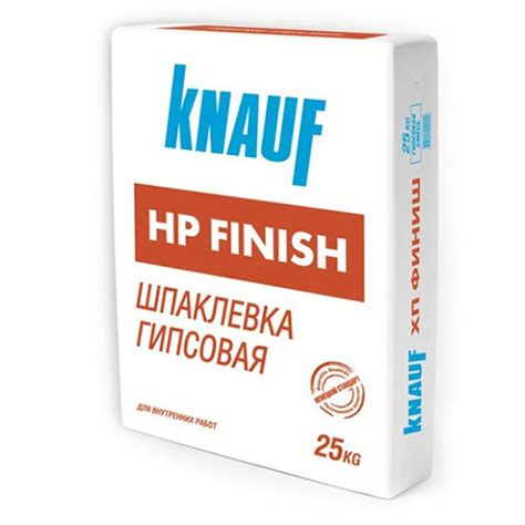 Шпаклевка Кnauf HP Finish, Гипсовая Финишная (Кнауф Финиш) 25кг ...
