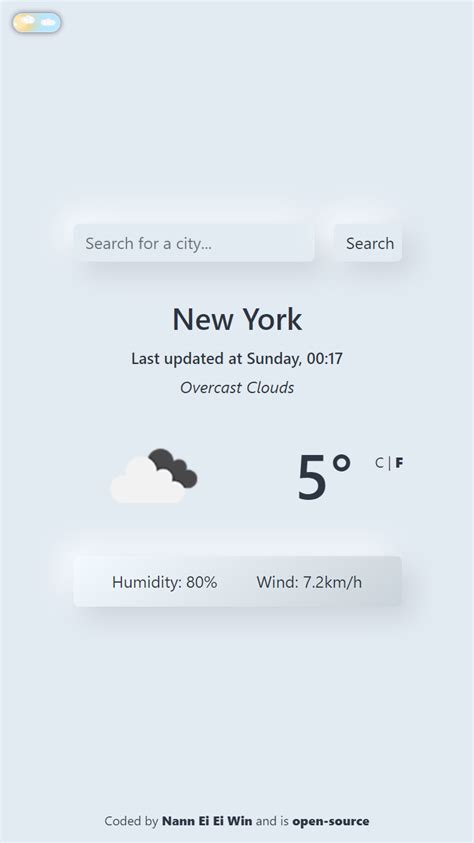 Github Neew18react Weather App A Weather App Made With React