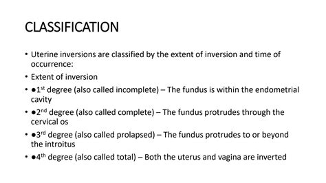 Solution Acute Uterine Inversion Studypool