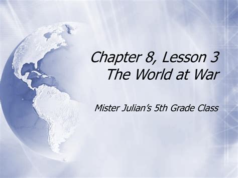 Chapter 8 Lesson 3