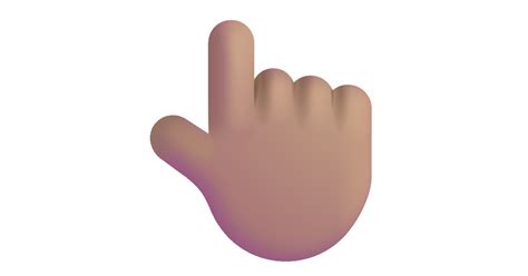 Backhand Index Pointing Up Medium Free Vector Icon Iconbolt