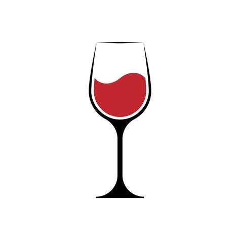 Wine Glass Icon Vector Isolated 15397401 Vector Art At Vecteezy