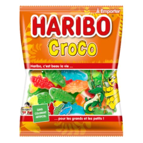 HARIBO CROCO 120 Gr Carton De 30 Sachets Bonbons Haribo Grossiste