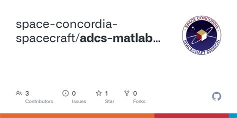 github space concordia spacecraft adcs matlab model
