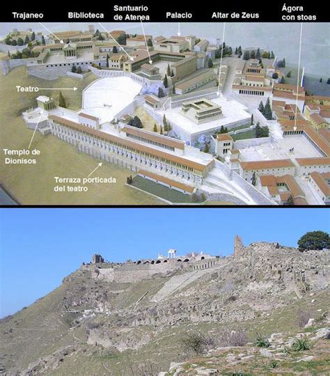 Algargos Arte e Historia LA ACRÓPOLIS DE PÉRGAMO EL ALTAR DE ZEUS Y EL SANTUARIO DE ATENEA