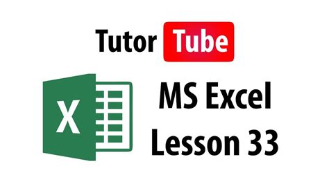 Ms Excel Tutorial Lesson Working With Shapes Youtube