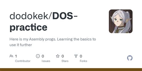 github dodokek dos practice here is my asembly progs learning the
