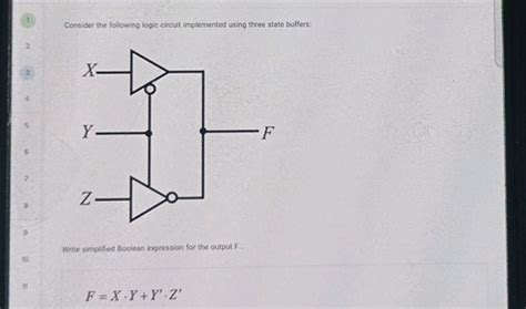 Consider The Following Logic Circut StudyX