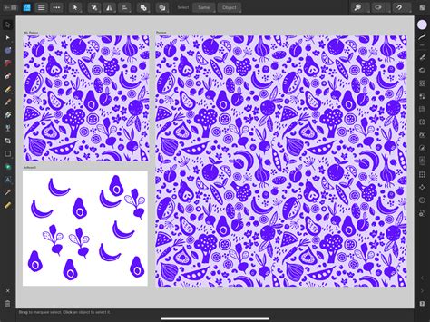 Automated Pattern Templates Vs Live Pattern Preview Tool In Affinity