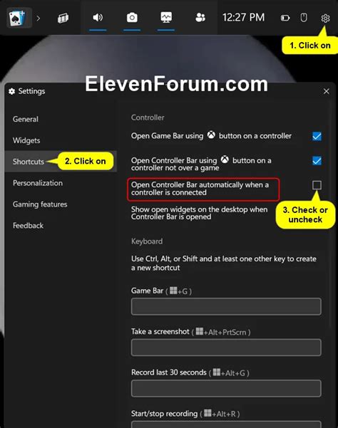 Automatically Open Controller Bar When Controller Connected In Windows 11 Windows 11 Forum