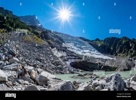 France Haute Savoie Mont Blanc Massif Chamonix A New Lake Was Born