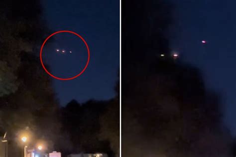 Flock Of Ufos Caught On Camera Near Us Airbase In Indiana Spooking