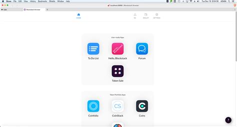 Blockstack Browser Home Page The Stack Cafe™