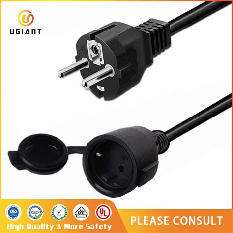 EU Cee7 7 Plug To IEC C13 6 Foot Power Cord With VDE ENEC Approvals