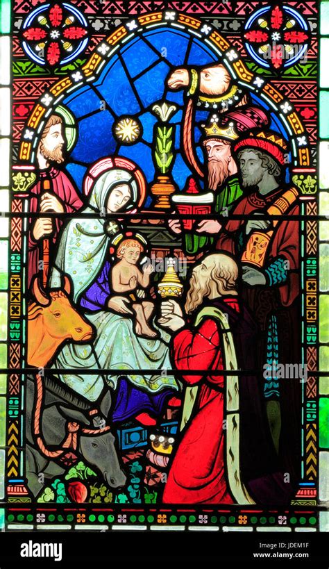 Adoration Of The Magi Three Kings Visit Mary Joseph Baby Jesus