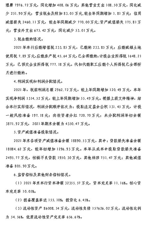 贵州三穗农村商业银行股份有限公司2021年度信息披露报告