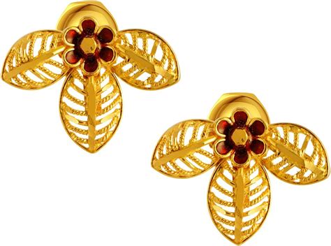 Top 999 Gold Earrings Tops Design Images Amazing Collection Gold