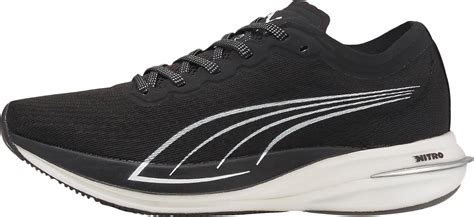 Puma Deviate Nitro Womens Running Shoes Black Start Fitness