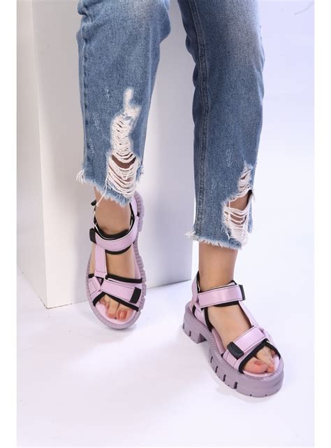 Flat Sandals Lilac Sandal