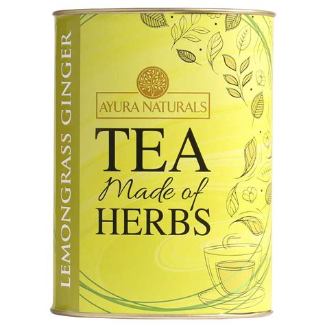 Lemongrass With Ginger Tea Ayura Naturals