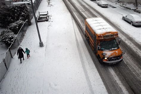 Icy Roads Lead To Confusion About School And Bus Delays