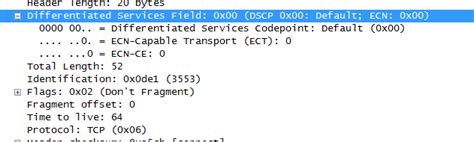Solved Determining DSCP Type From Packet Capture Experts Exchange