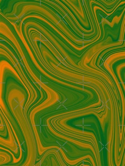 Groovy Psychedelic Pattern Green Scarf By Lightfield Redbubble
