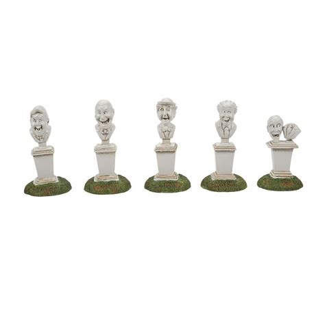 Department 56 Snow Village Halloween The Singing Busts Set Of 5